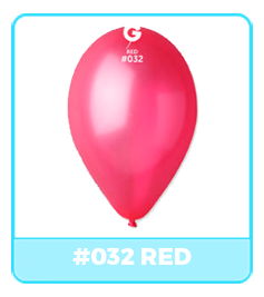#032 METALLIC RED – Boga Balloons