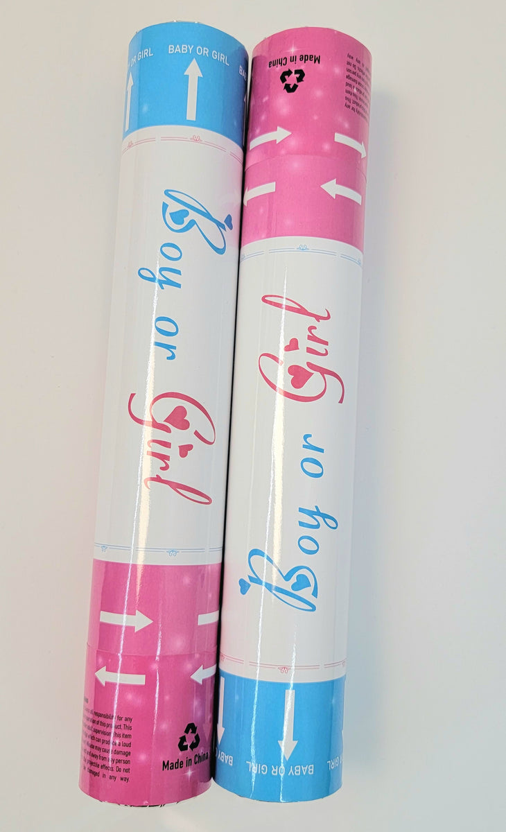 Gender Reveal Fire Extinguishers (Boy) – Boga Balloons