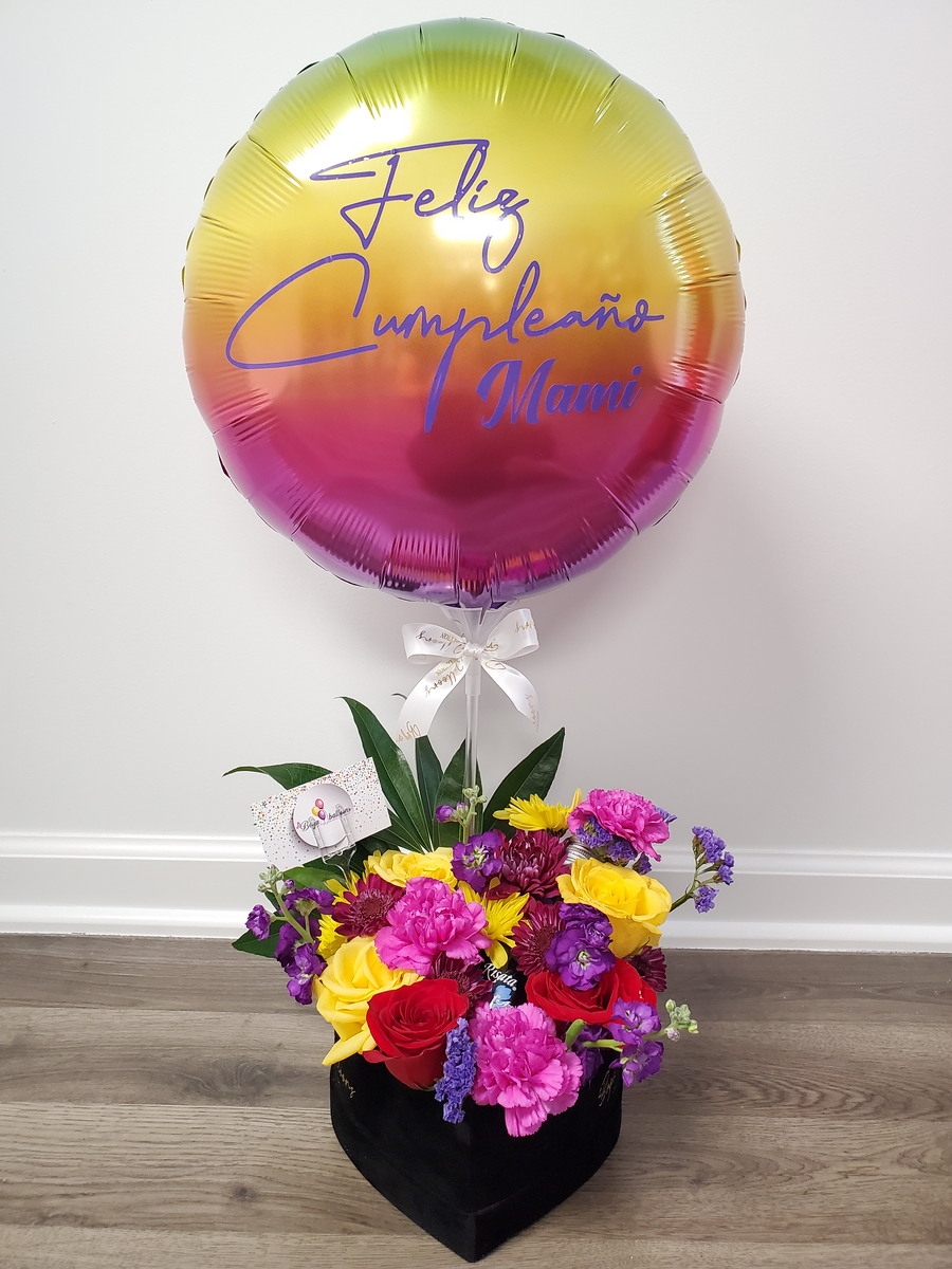 Rainbow Flowers – Boga Balloons