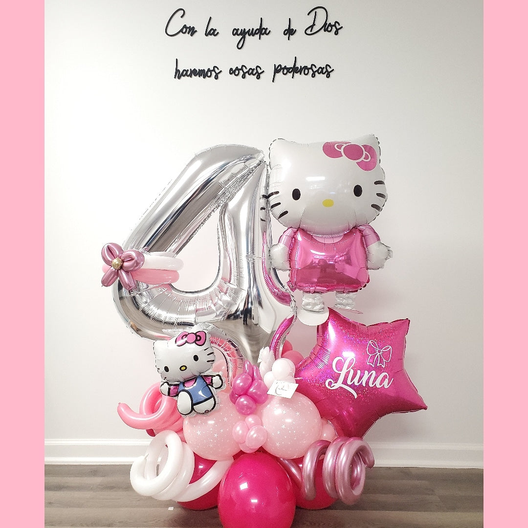 Hello Kitty Balloon Bouquet – Boga Balloons
