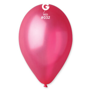 #032 Metal Red Metallic Color 12 in – Boga Balloons